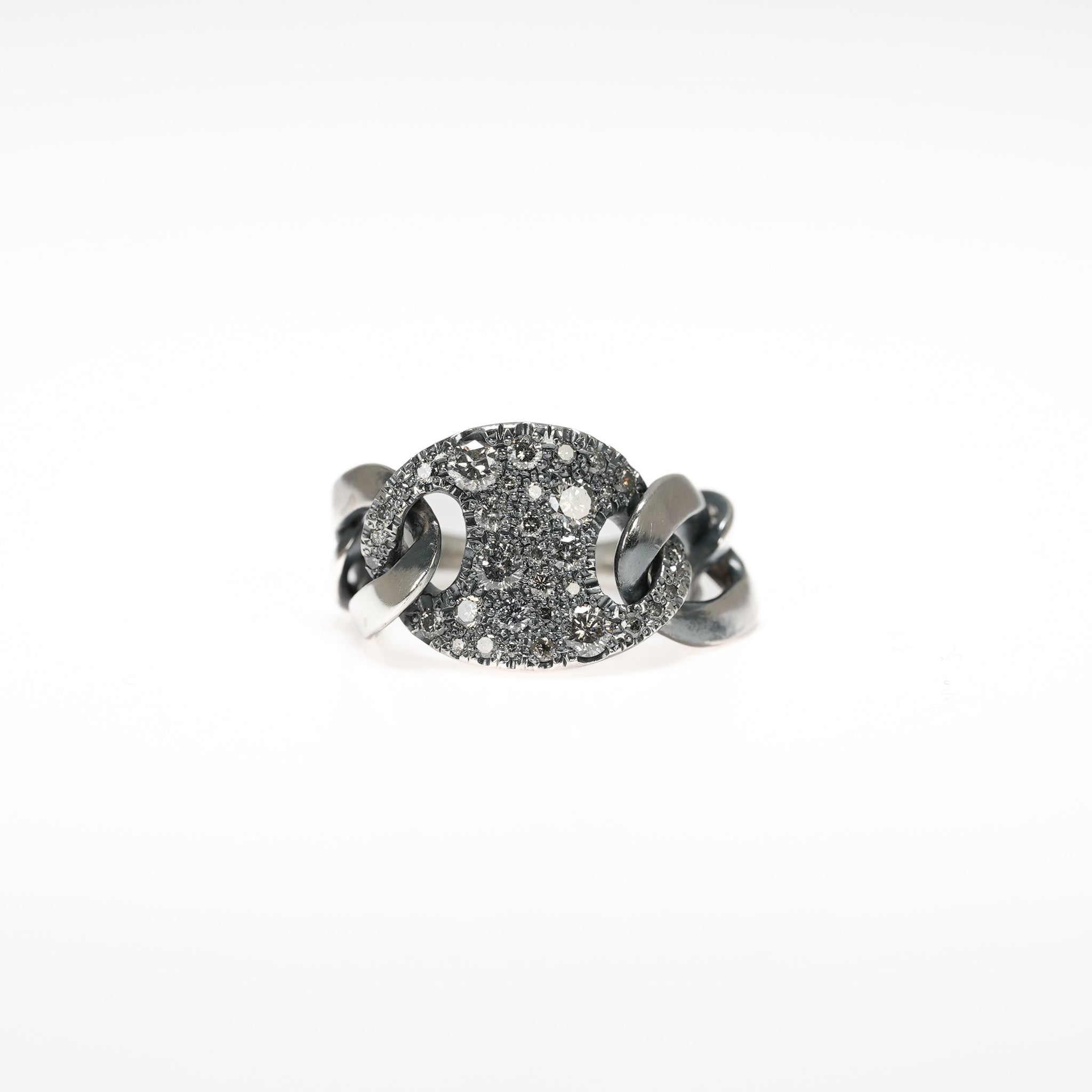hum ハム HUMETE PAVE RING [et-R69SVP] リング シルバー ダイヤモンド チェーン