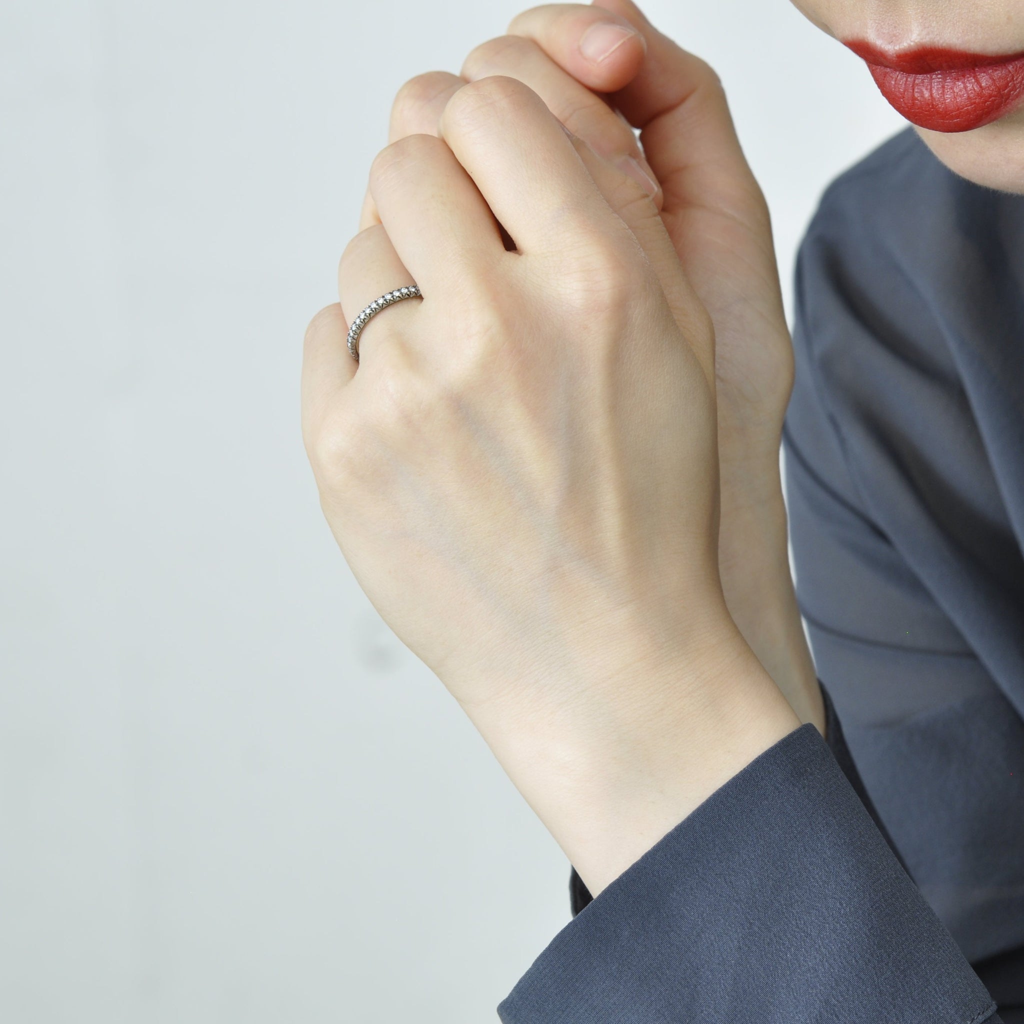 hum ハム HUMETE COMBINATION RING [M-R60S] リング ゴールド プラチナ ダイヤモンド