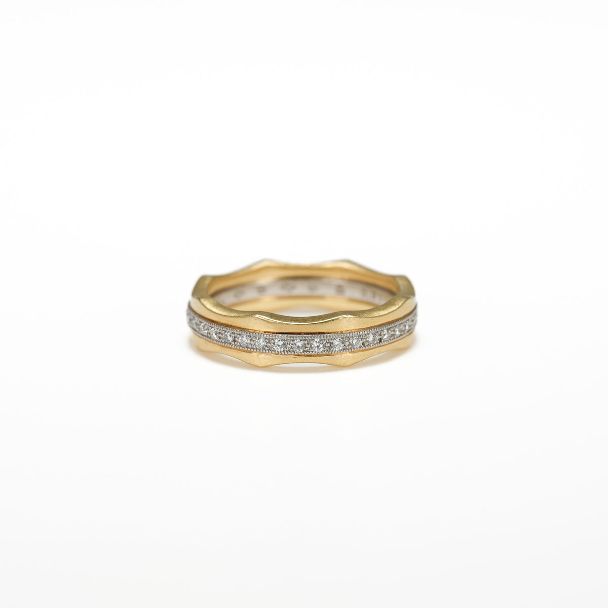 hum ハム LACE GARLAND RING [la-R277] リング プラチナ ゴールド ダイヤモンド ガーランド